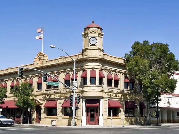 The ornate Oakdale Corner building stands as a beautiful reminder that architecture used to dress up for special occasions.