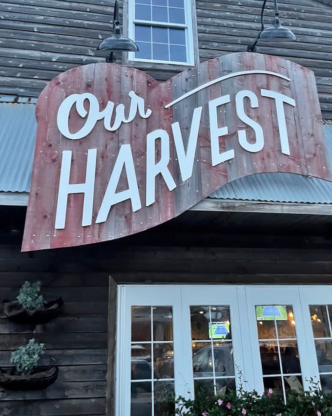 That weathered wood sign isn't just decoration—it's a promise that what's inside has been perfected over time, like a well-aged steak.