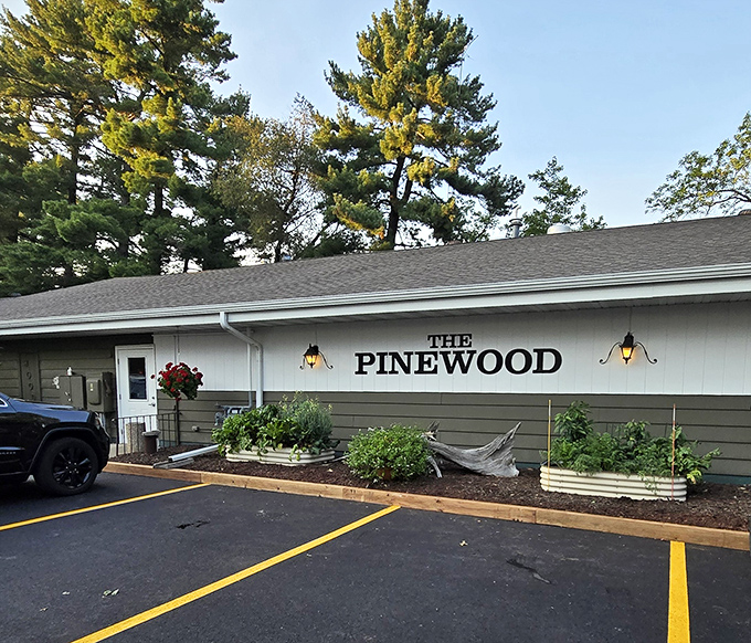 Nestled among towering pines, this supper club looks exactly how your stomach's dreams would design a steakhouse.