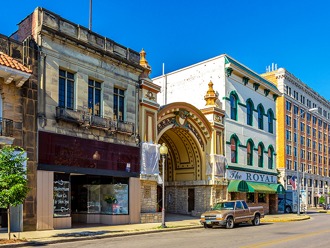 A bird's eye view of Portsmouth reveals a picturesque river town where affordable living meets small-town charm.