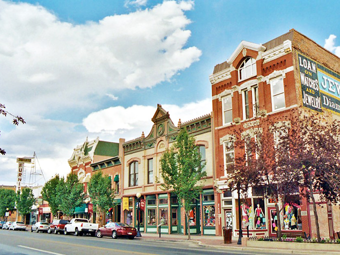 Pueblo's colorful downtown buildings create a vibrant palette where your Social Security check stretches further than your imagination.