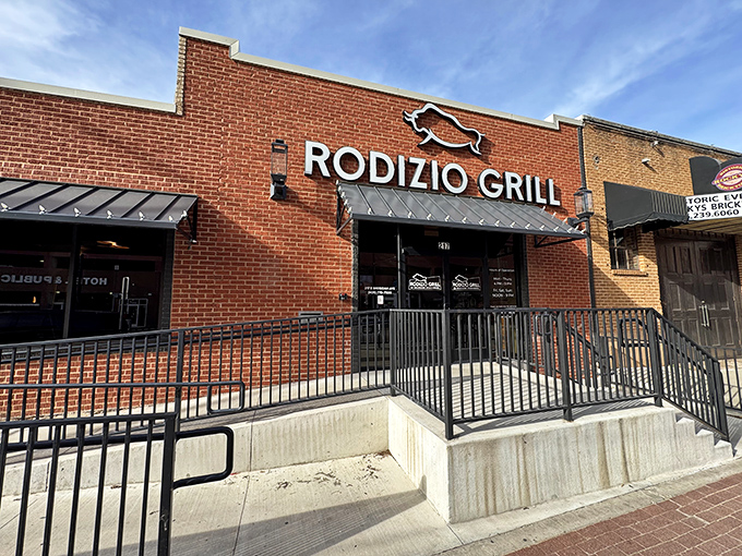 Rodizio Grill: where your only job is flipping that card to green and preparing for a parade of perfect proteins.
