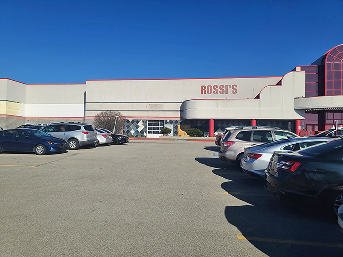 The sprawling parking lot at Rossi's hints at the scale of treasures within. This isn't shopping&mdash;it's an expedition!