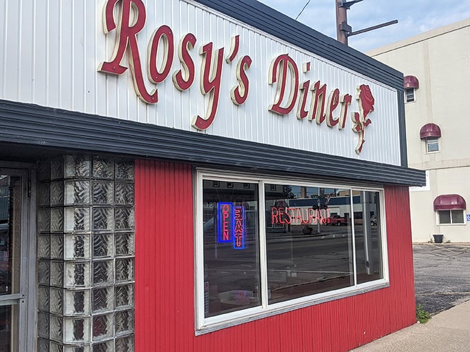 Classic diner signage that promises exactly what you'll get inside: honest food served with Upper Peninsula warmth.