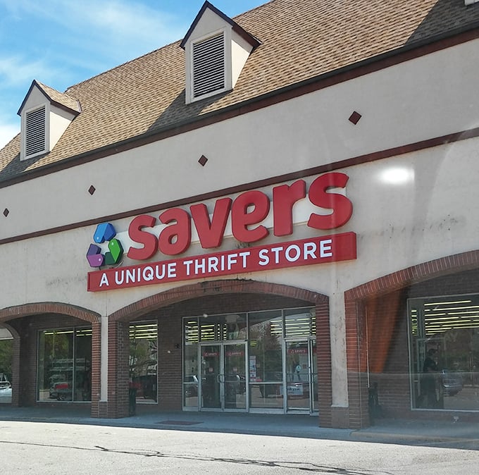 The colorful Savers logo promises a rainbow of possibilities inside&mdash;where one person's "meh" becomes another's "magnificent!"