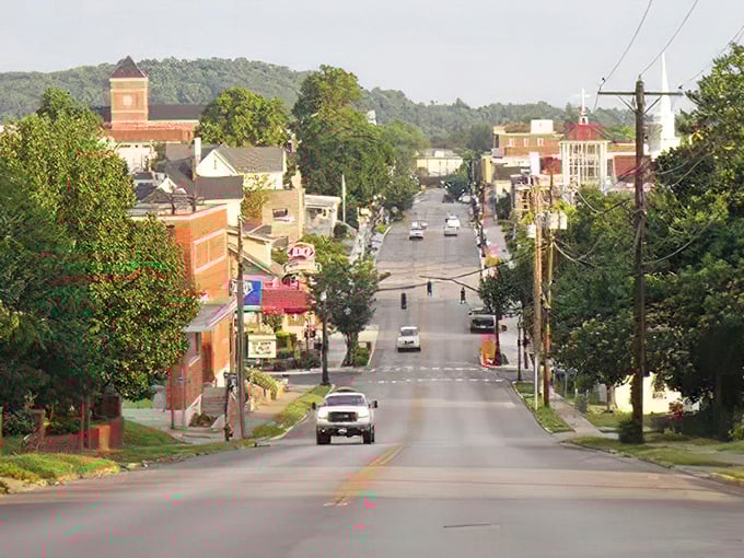 Somerset's tree-lined streets and historic buildings create the perfect backdrop for an affordable Kentucky lifestyle near excellent healthcare.