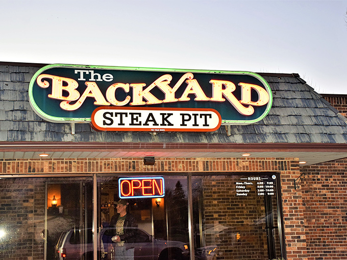 No pretension, just promise &ndash; that simple sign tells you exactly what matters here: exceptional steak in a cozy setting.