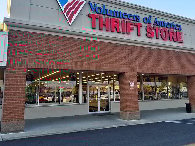 Another angle of VOA's storefront, where everyday shoppers transform into treasure hunters the moment they cross the threshold.