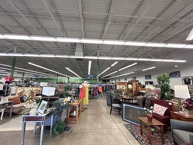 Step inside this spacious wonderland where yesterday's castoffs become today's conversation pieces &ndash; all while supporting a worthy mission.