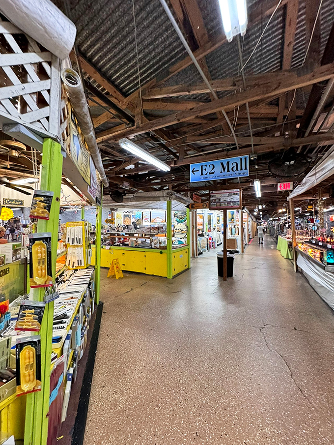 Welcome to the E2 Mall, where directional signs are merely suggestions and getting lost is half the fun.