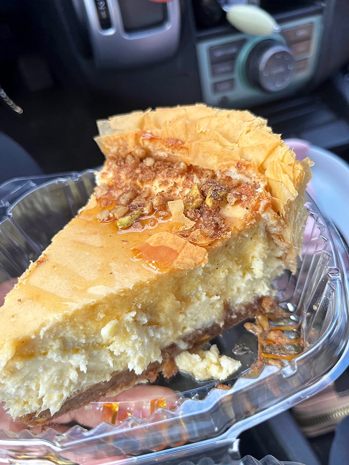 This isn't just cheesecake&mdash;it's what happens when phyllo dough and cheesecake have a beautiful love child drizzled with honey. Your diet plan's worst nightmare, your taste buds' dream come true.