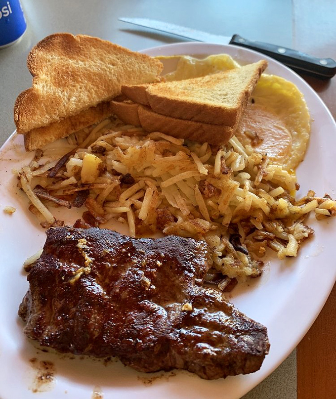 Steak and eggs: the breakfast of champions, cowboys, and anyone who believes the day should start with something that could double as dinner.