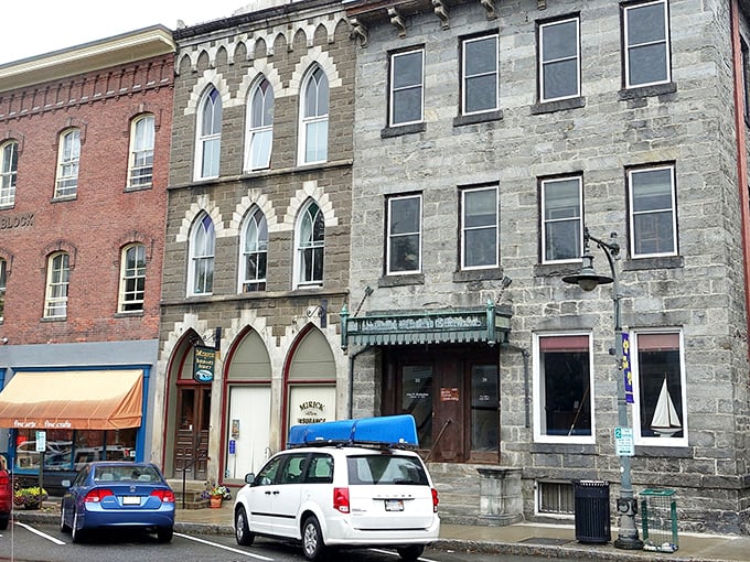These historic facades have stories to tell. Downtown buildings stand shoulder to shoulder like old friends who've weathered centuries together.