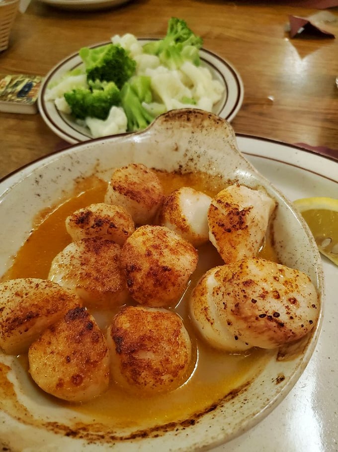 These scallops aren't just seared, they're practically bronzed&mdash;glistening in buttery sauce like Olympic medals for your taste buds.