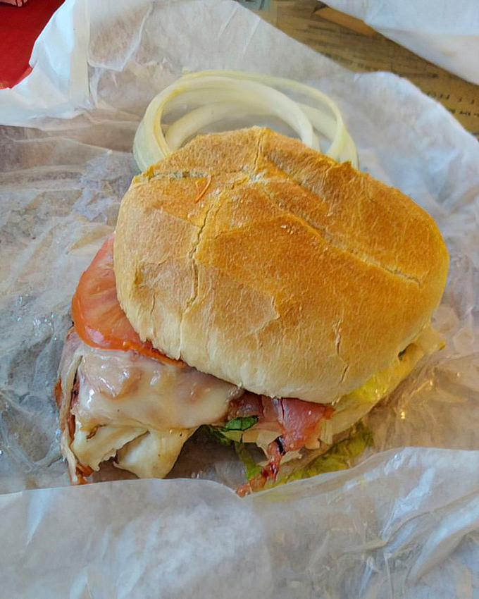 Sandwich architecture at its finest. This isn't fast food; it's slow food served quickly, with layers telling a more compelling story than my last novel.