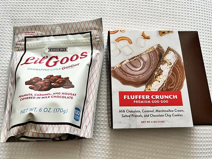 Bite-sized "Lil' Goos" and the innovative Fluffer Crunch showcase how tradition and innovation can coexist deliciously in the candy world.