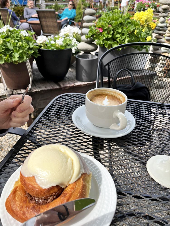 That's not just a cinnamon roll&mdash;it's a spiral-shaped revelation with cream cheese frosting that might make you question all your previous pastry relationships.