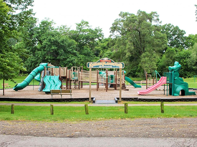 Childhood joy doesn't need Wi-Fi. This playground in Wooster offers the timeless thrill of slides and swings that no iPad game can replicate.