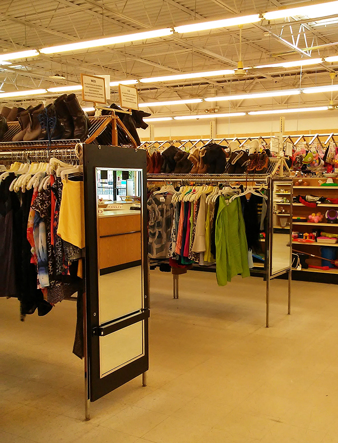 Fashion rules don't apply here &ndash; that's the beauty of thrifting. Yesterday's "outdated" becomes today's "vintage chic" with just a change of perspective.