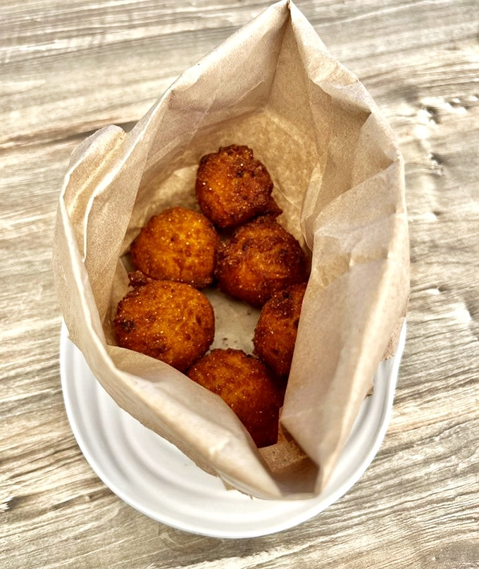 Golden orbs of cornmeal perfection that should be illegal in at least seven states. These hush puppies don't just speak&mdash;they sing.
