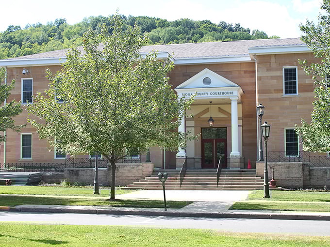 Tioga County Courthouse brings dignified architecture to small-town America, where justice is served with a side of gorgeous stonework.
