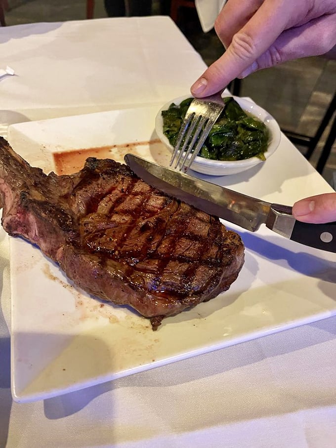 This isn't just any steak&mdash;it's the kind that makes conversation stop mid-sentence while everyone at the table stares in reverent silence.