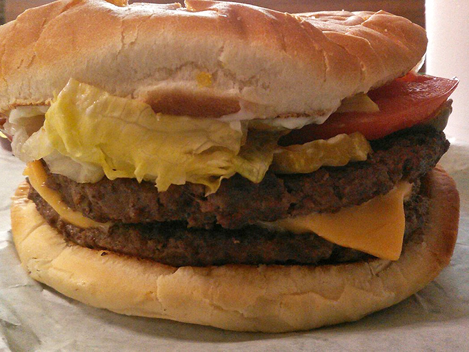 Behold the Double Cheeseburger in all its glory&mdash;a towering testament to the fact that sometimes more really is more.