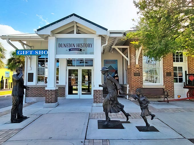 Dunedin's History Museum doesn't just preserve the past&mdash;it celebrates it with charming bronze figures that seem ready to share stories of yesteryear.