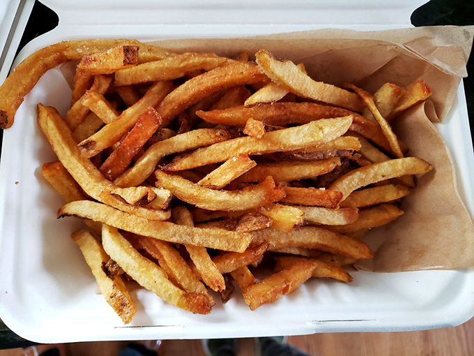 Golden, crispy, and perfectly imperfect&mdash;these hand-cut fries aren't just a side dish, they're the main event your taste buds have been waiting for.
