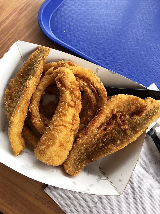 Golden-brown perch fillets with a perfect crunch that gives way to tender, sweet flesh&mdash;Lake Erie's finest catch in its most glorious form.