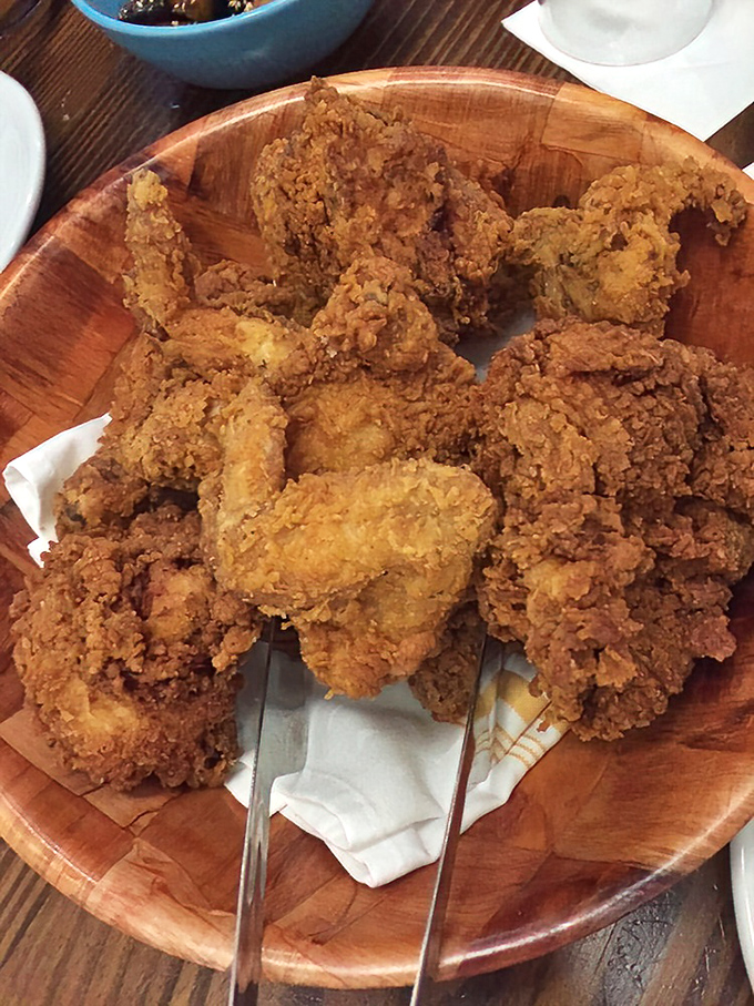 Golden-brown fried chicken that makes such a satisfying crunch, you'll apologize to your tablemates for the noise&mdash;but not for refusing to share.