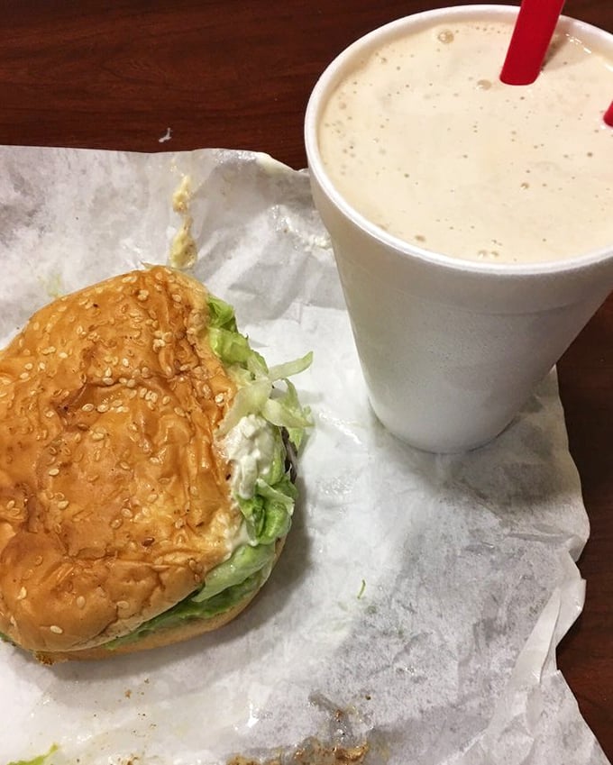 The dynamic duo of American cuisine: a perfectly dressed burger alongside a shake so thick it defies gravity. Name a more iconic pairing&mdash;I'll wait.