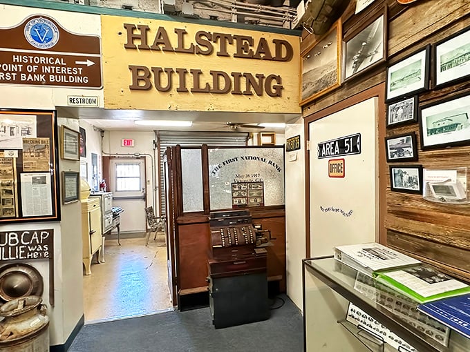 The Halstead Building display preserves local banking history with meticulous detail. History buffs will appreciate this slice of Victorville's economic past.