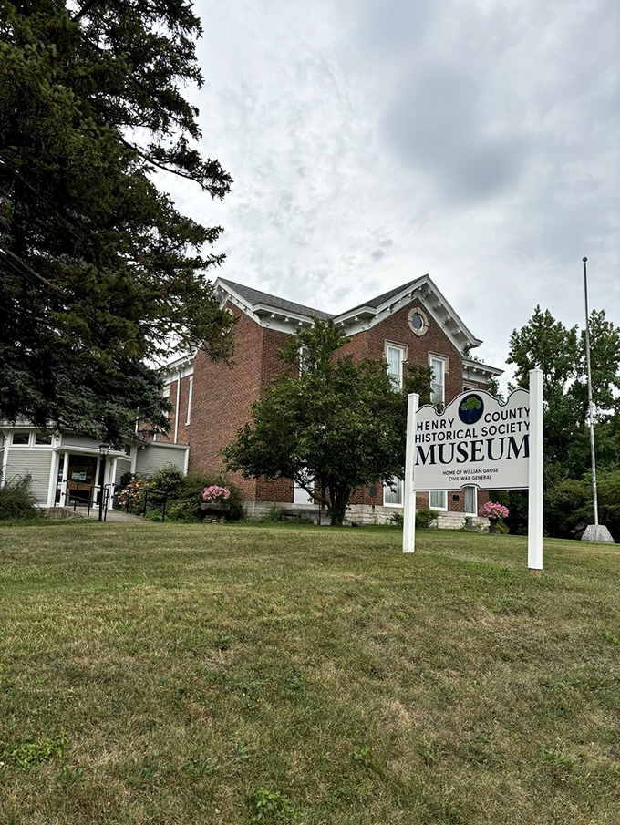 The Henry County Historical Society Museum preserves local stories in a beautiful brick building where history feels less like homework and more like homecoming.