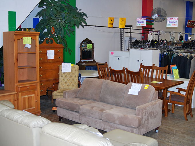 Living room time capsules &ndash; that suede sofa has probably heard thousands of family stories and is ready to listen to yours.