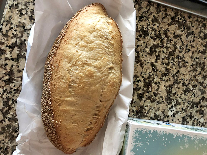 This sesame-crusted Italian roll isn't just bread&mdash;it's the foundation of civilization, wrapped in paper like the gift it truly is.