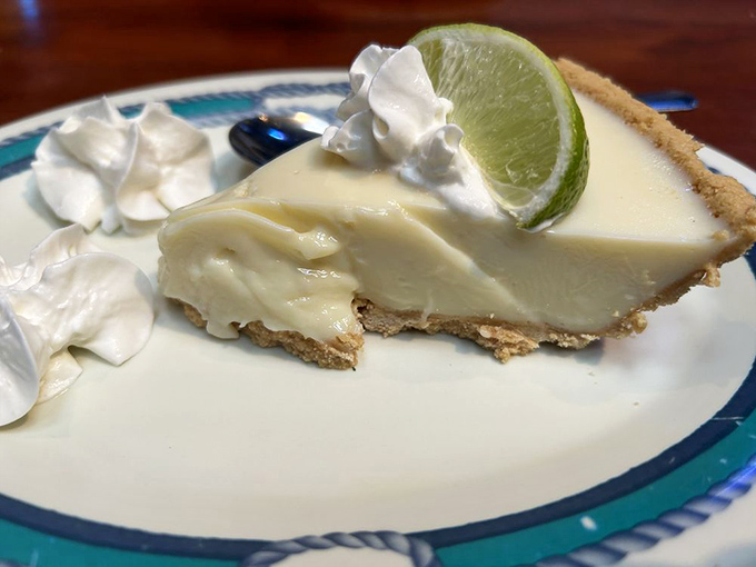 Key lime pie so perfectly balanced between tart and sweet, it could broker peace negotiations between warring nations.