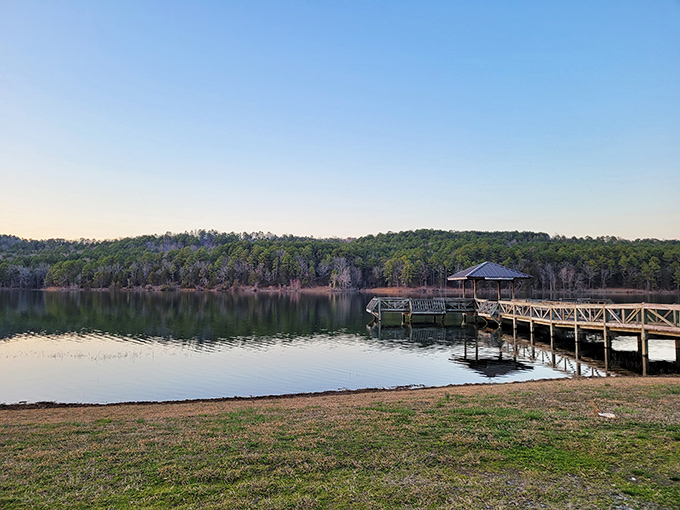 Nature's luxury resort comes without the luxury price tag. This serene lake view is complimentary with your Clarksville address.
