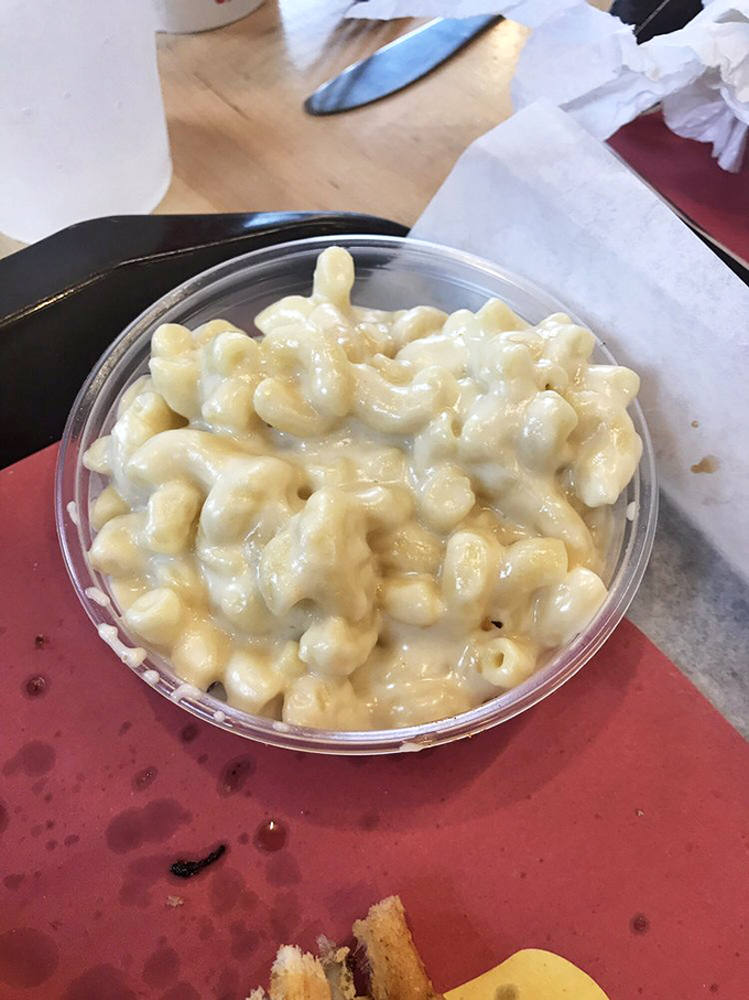 Behold, the mac and cheese that launched a thousand road trips. Creamy, dreamy, and unapologetically indulgent&mdash;this is comfort in a container.