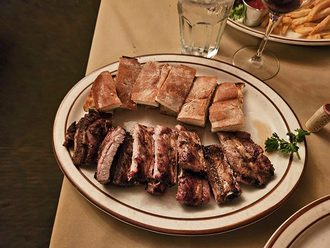 These baby back ribs fall off the bone like they've been practicing their whole lives for this moment. 