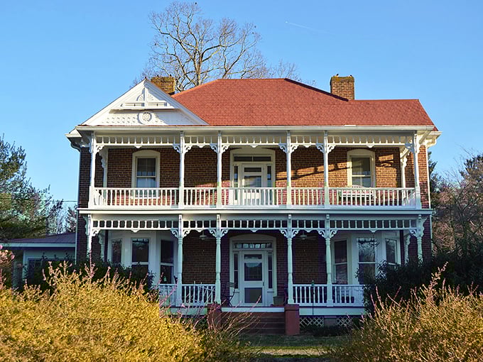 Victorian charm meets Blue Ridge beauty in this classic Floyd homestead. Those wraparound porches practically beg for a rocking chair and sweet tea.