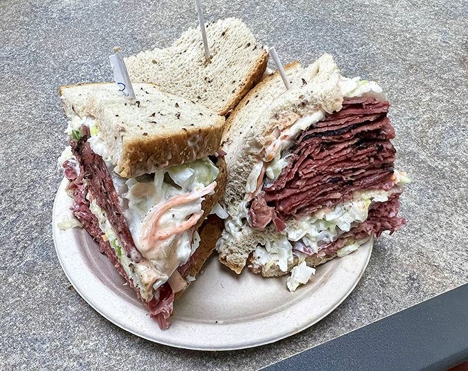 Behold the architectural marvel that is an Attman's sandwich&mdash;layers of hand-sliced meat stacked with the precision of a Jenga master and twice the satisfaction.
