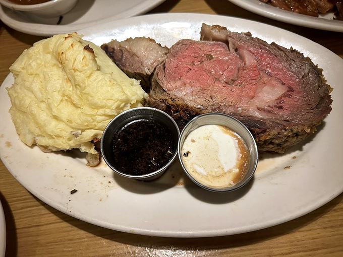 This prime rib isn't just dinner &ndash; it's a carnivorous masterpiece that makes you wonder why you ever bothered with lesser cuts of beef.