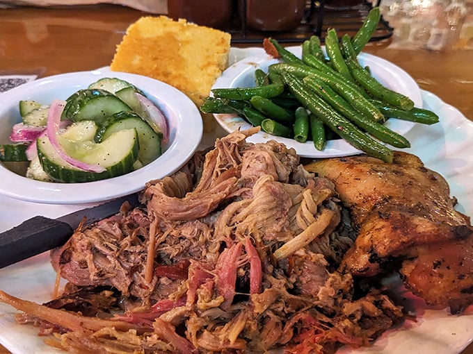 Pulled pork that doesn't need introduction&mdash;or sauce. This plate demonstrates why Maryland deserves more credit in the barbecue conversation.
