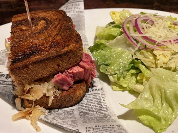 That's not just a Reuben sandwich&mdash;it's a towering monument to corned beef perfection that demands both your respect and your appetite.