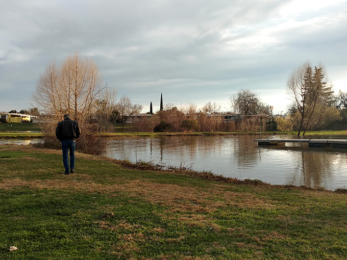 Peaceful riverside moments await where locals contemplate life's big questions, like "How did I get so lucky to afford this view?"