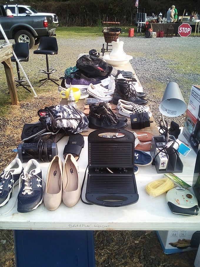 One person's closet cleanout becomes another's fashion find. From practical footwear to quirky kitchen gadgets, everything awaits its second chance.