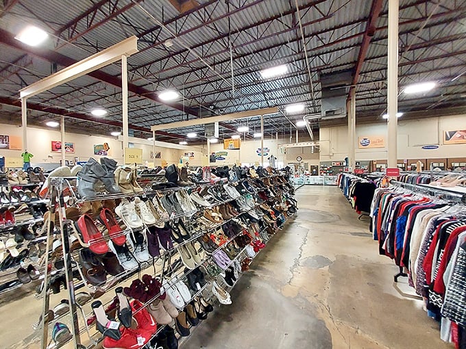 Those multicolored Vans slip-ons for $20? In the regular retail world, that's like finding a Ferrari priced like a Fiat.