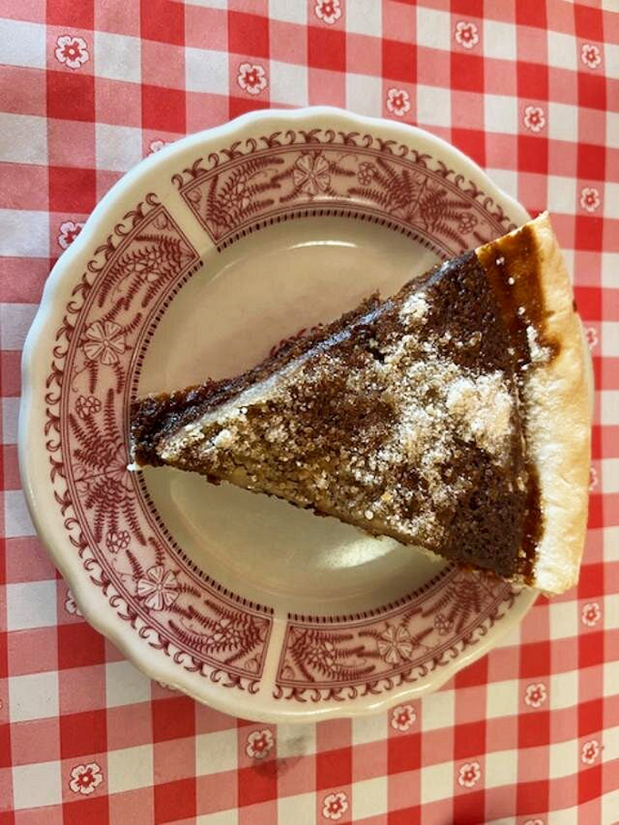 The legendary shoo fly pie &ndash; where molasses meets magic. One bite and you'll understand why Pennsylvanians guard this recipe like a state treasure.