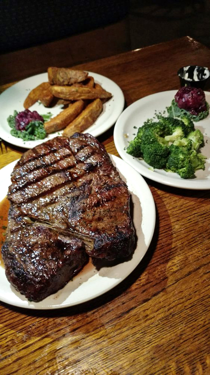 This isn't just a steak; it's a masterpiece of meat chemistry. Perfect grill marks tell the story of someone who respects beef. 